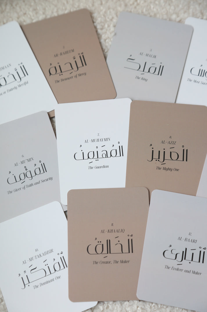 99 Names of Allah Affirmation Cards – Layali Goods Co.